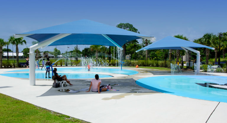 Single Post Shade Systems | Pyramids, Umbrellas & Hypar